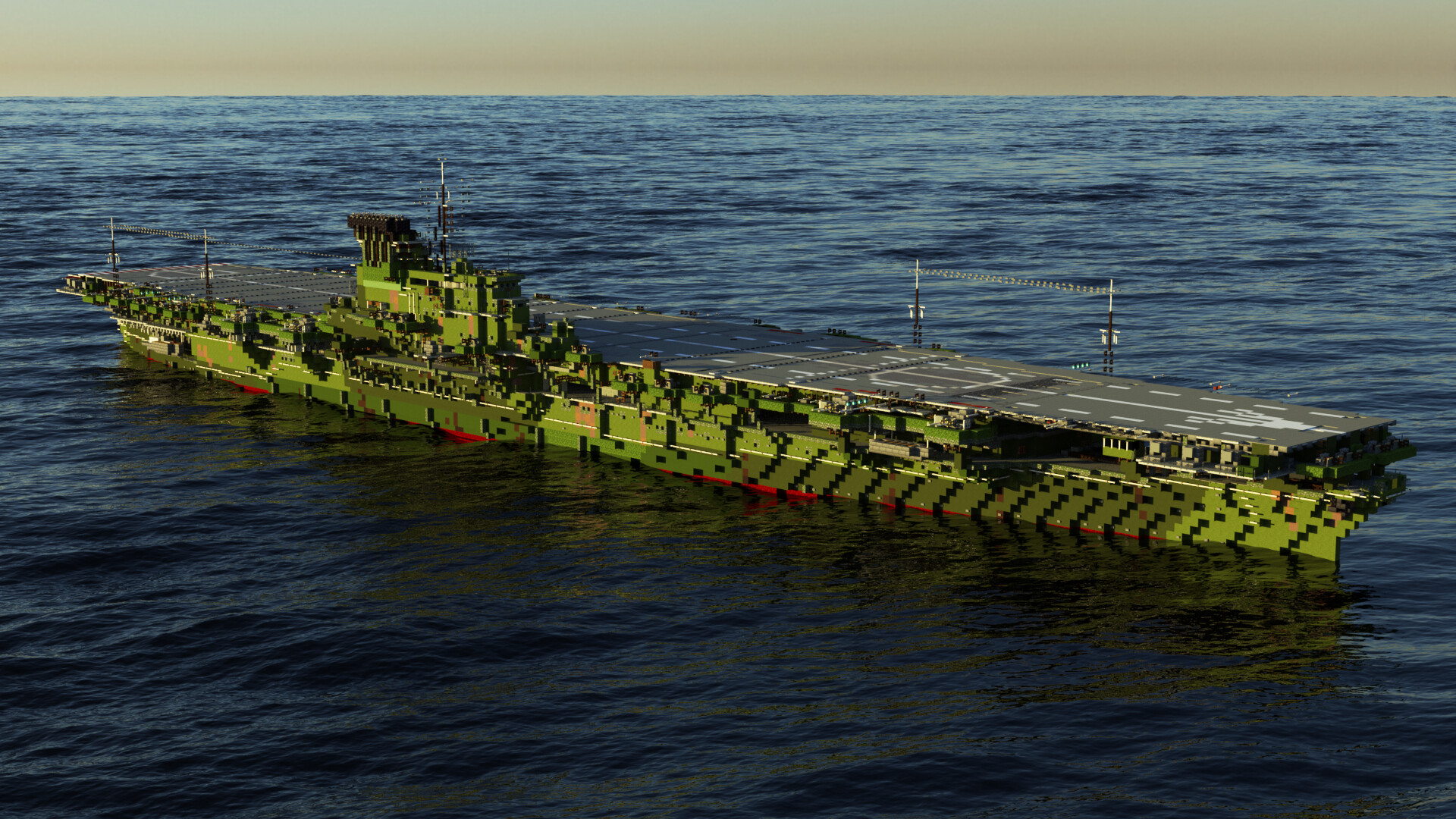 IJN Shinano (Redo) - 1:1 Scale Minecraft Map