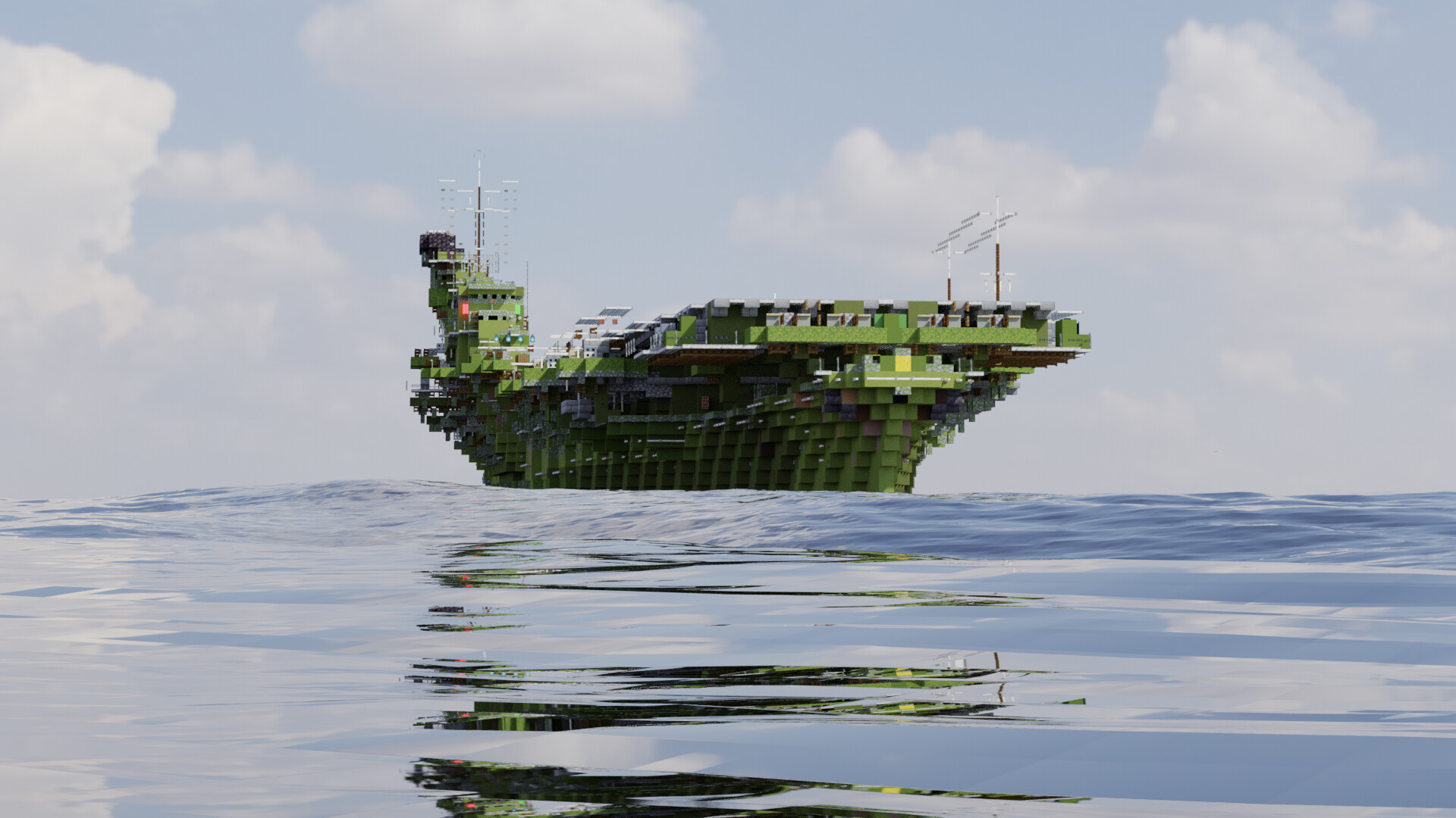 IJN Shinano (Redo) - 1:1 Scale Minecraft Map