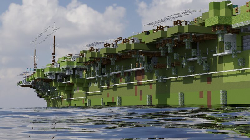 IJN Shinano (Redo) - 1:1 Scale Minecraft Map