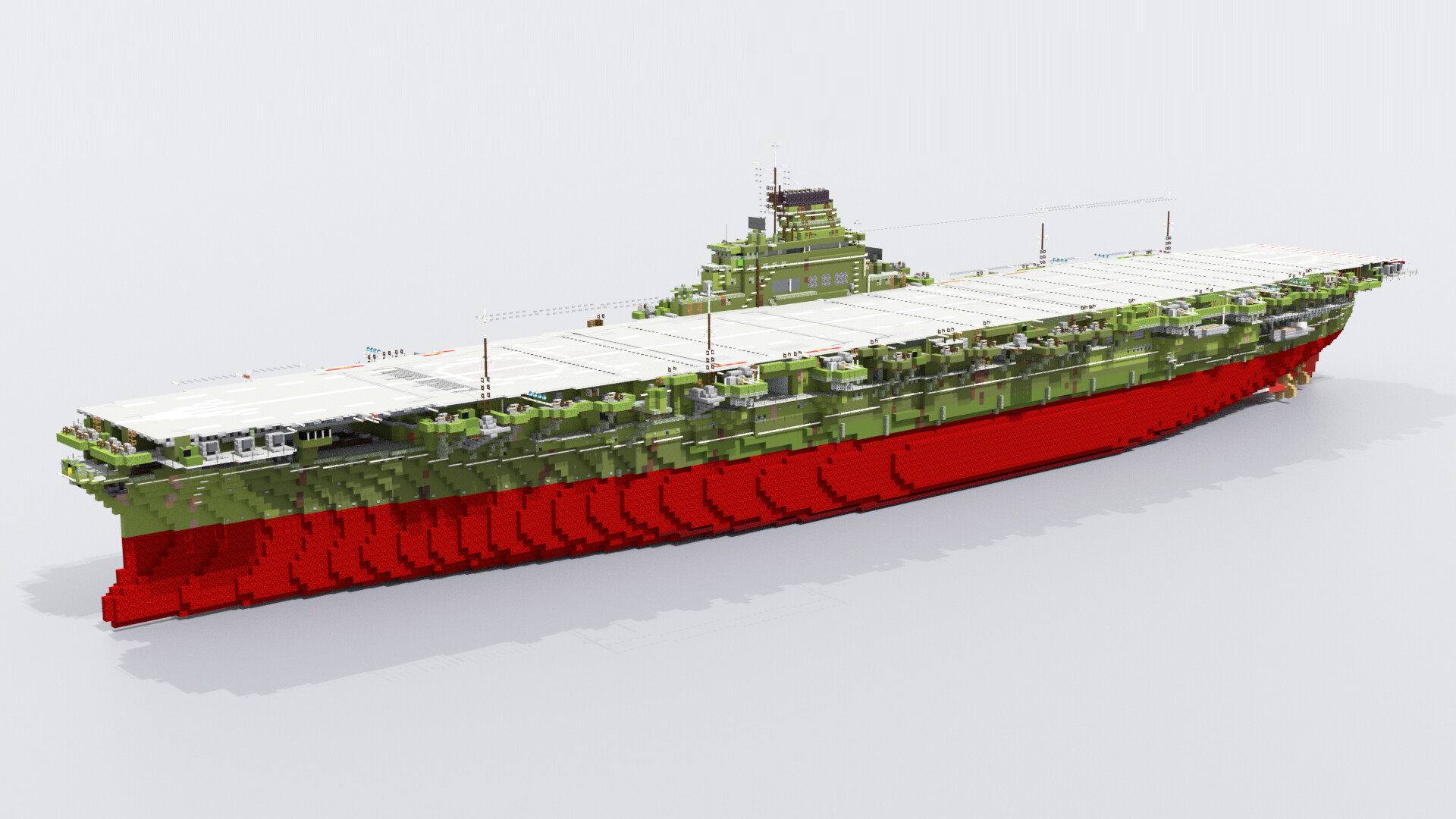 IJN Shinano (Redo) - 1:1 Scale Minecraft Map