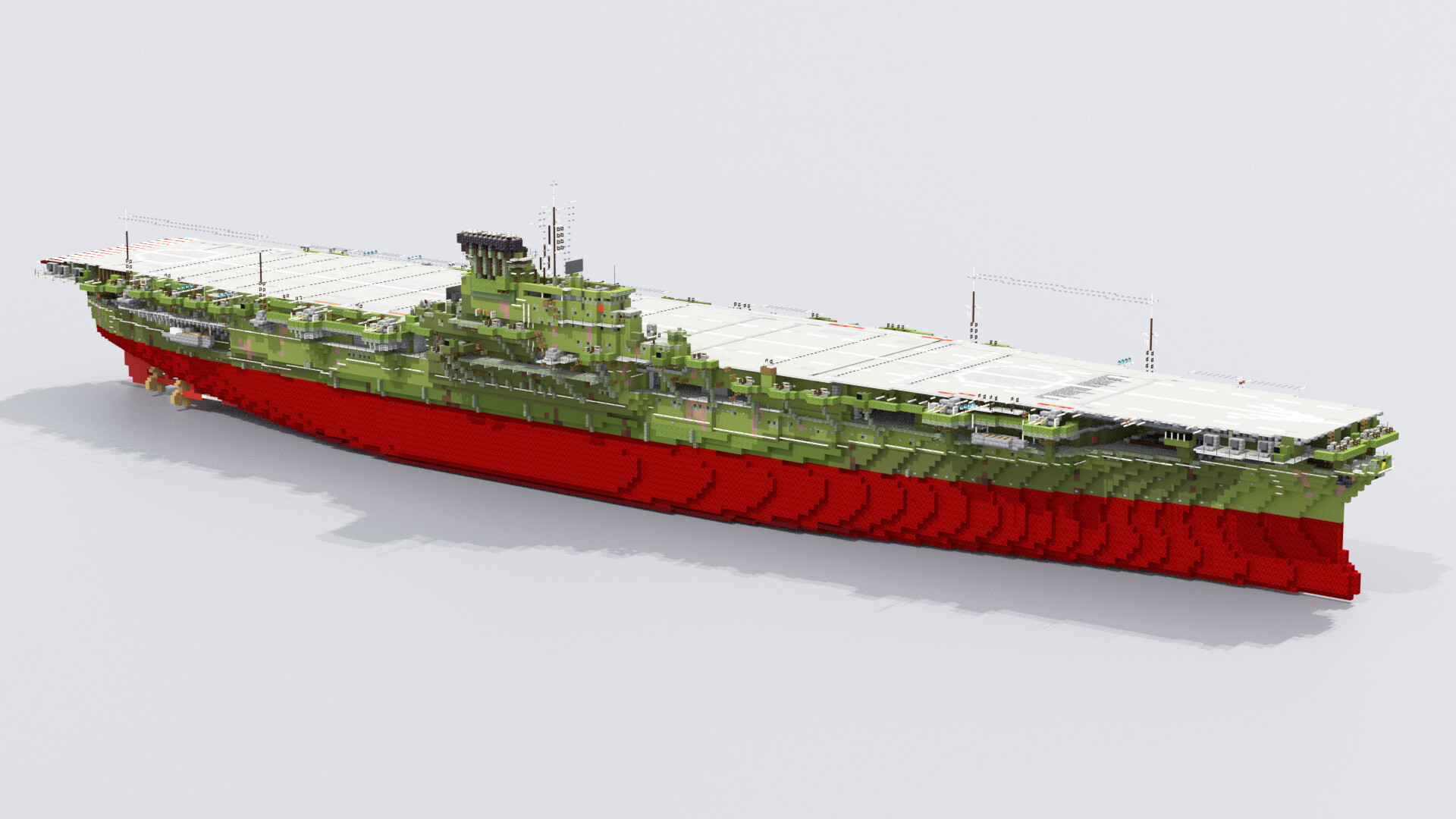 IJN Shinano (Redo) - 1:1 Scale Minecraft Map