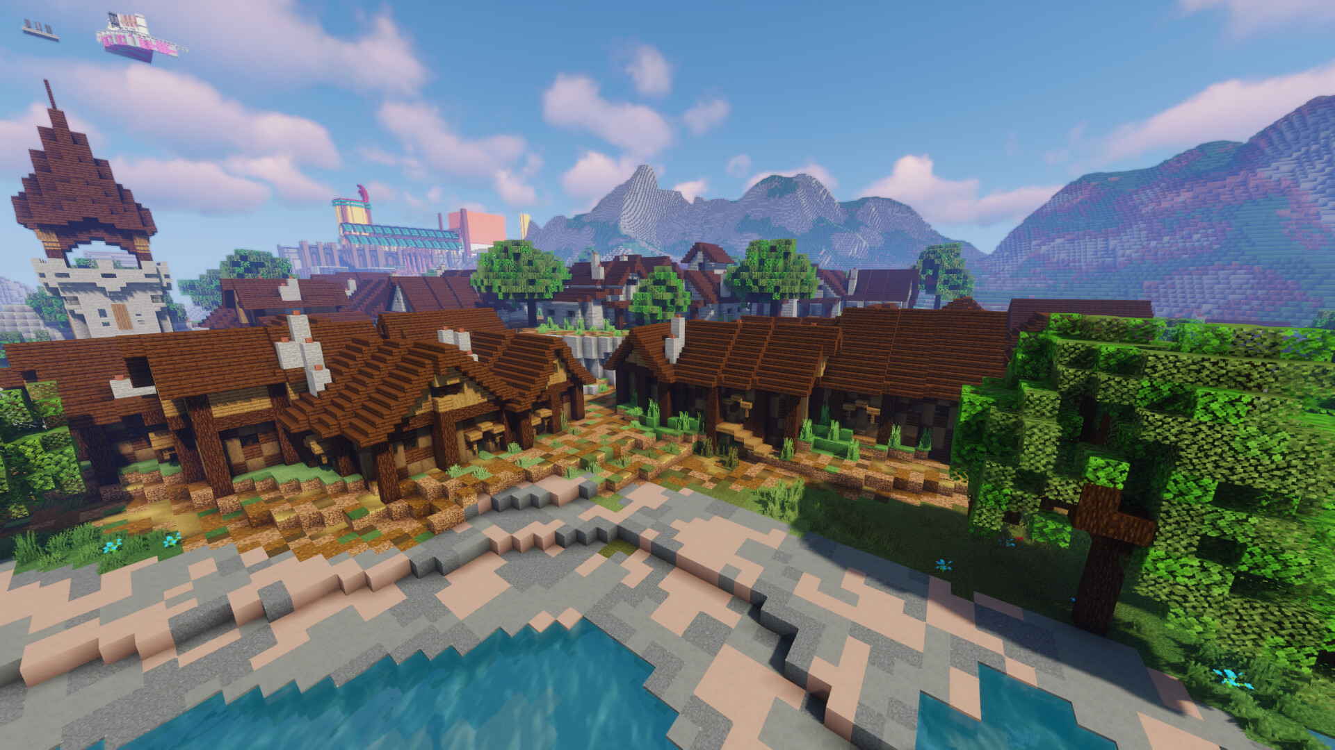 MEDIEVAL TOWN Minecraft Map