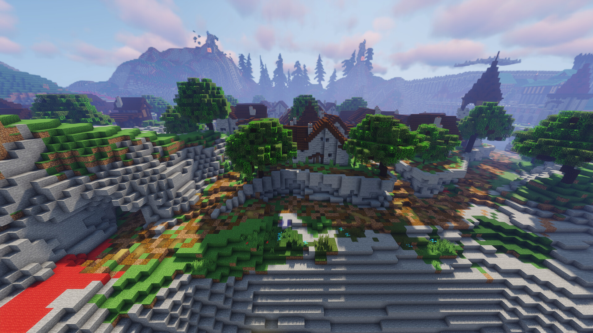 MEDIEVAL TOWN Minecraft Map