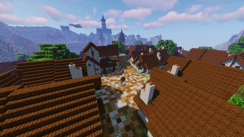 MEDIEVAL TOWN Minecraft Map