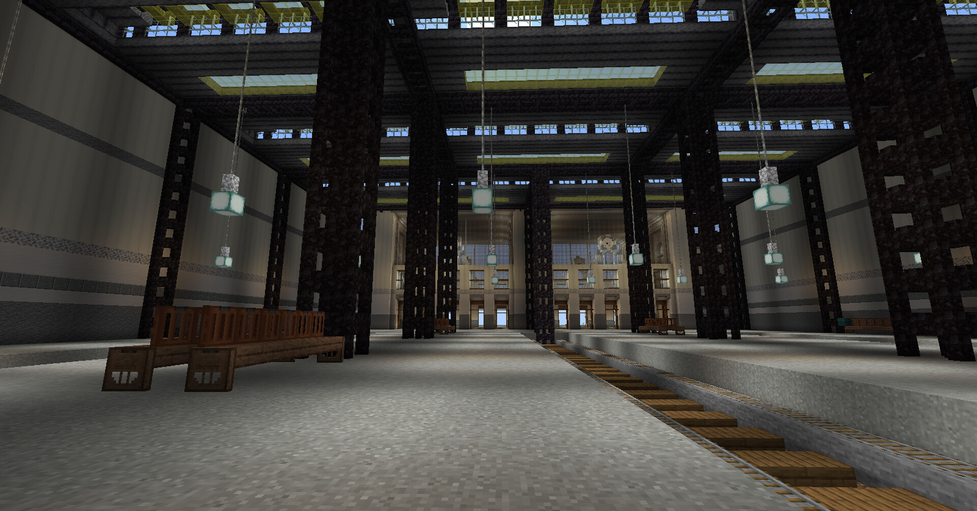 Stalinist style train station Minecraft Map