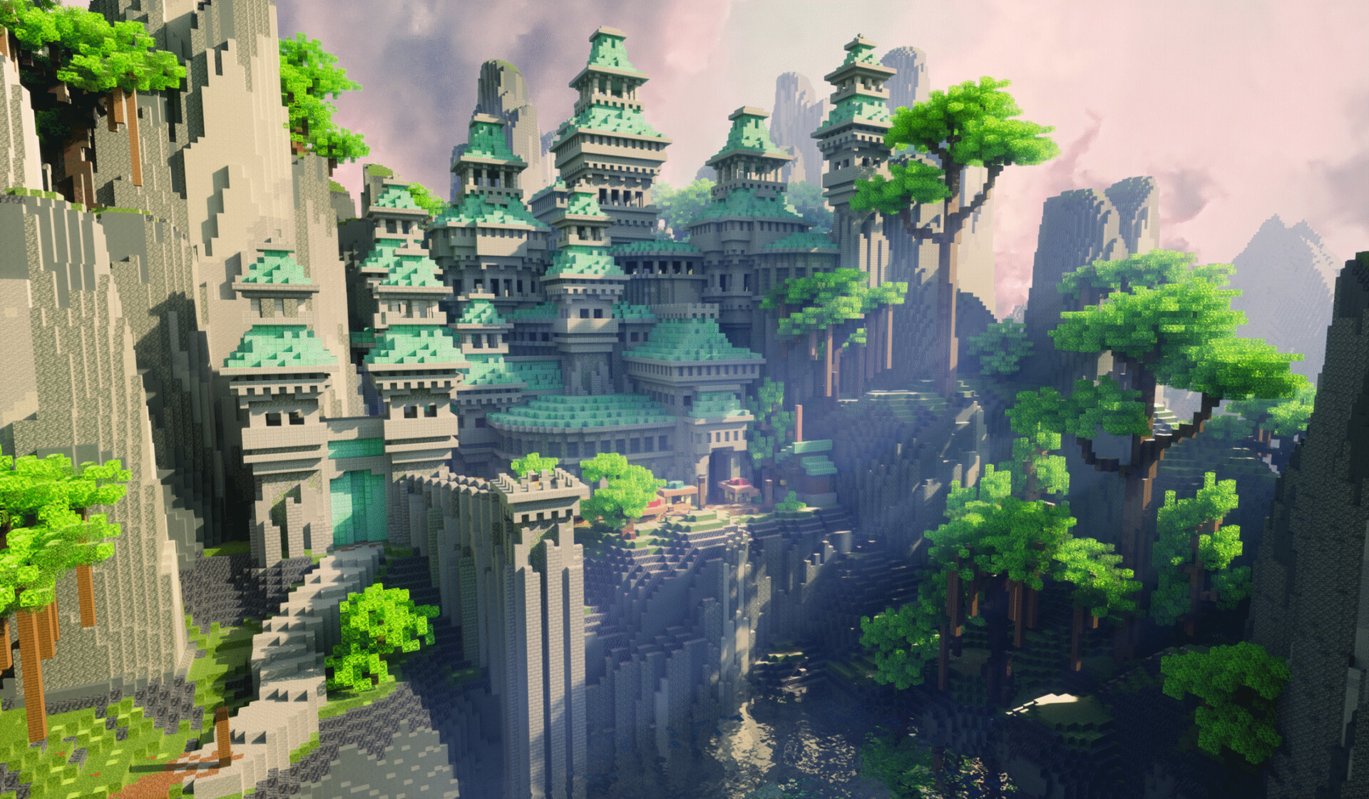 Aztec Skyblock Lobby (Download) Minecraft Map