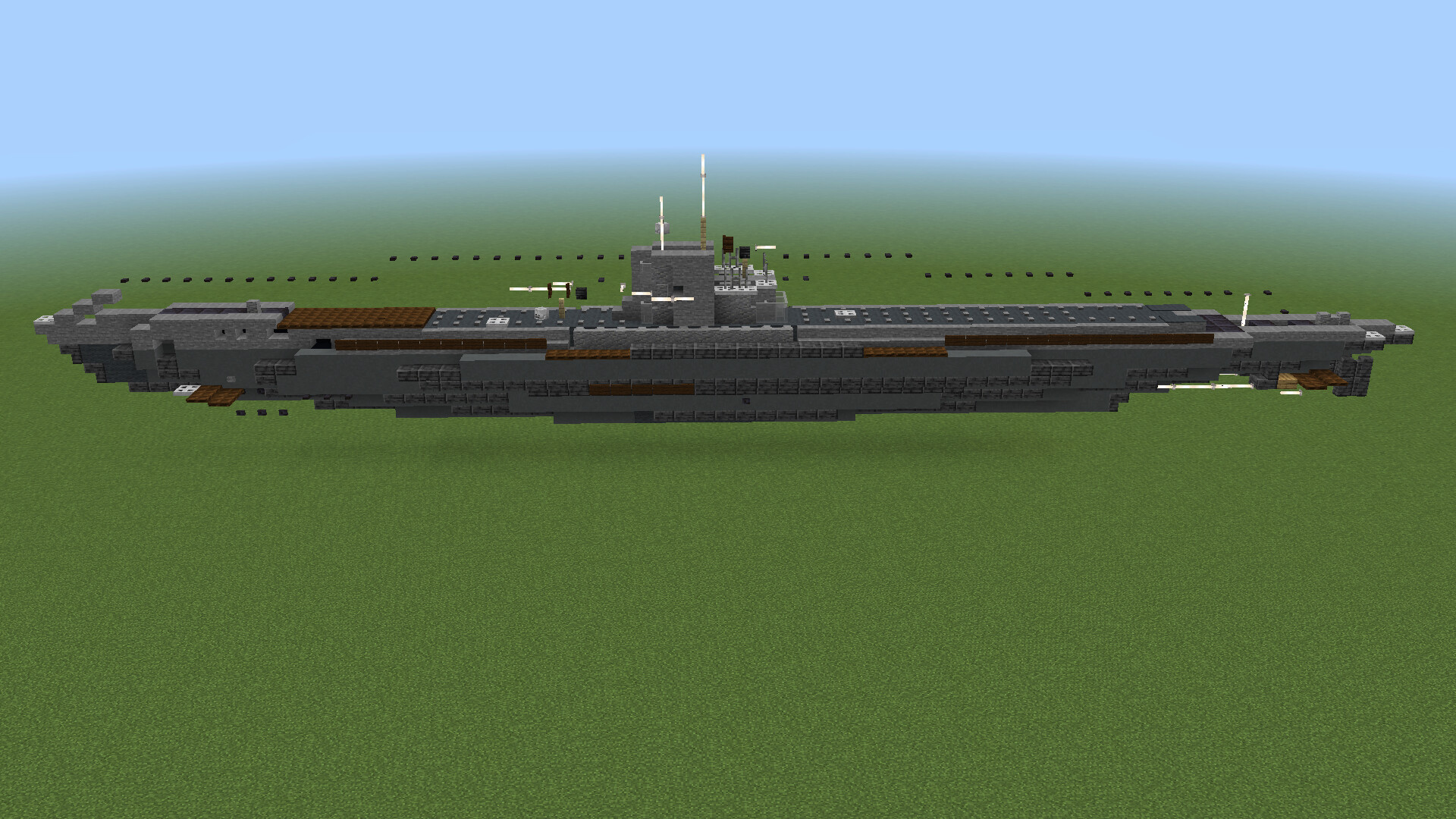 Type VIIc U-Boat (Unterseeboot) | 1:1 Scale Minecraft Map