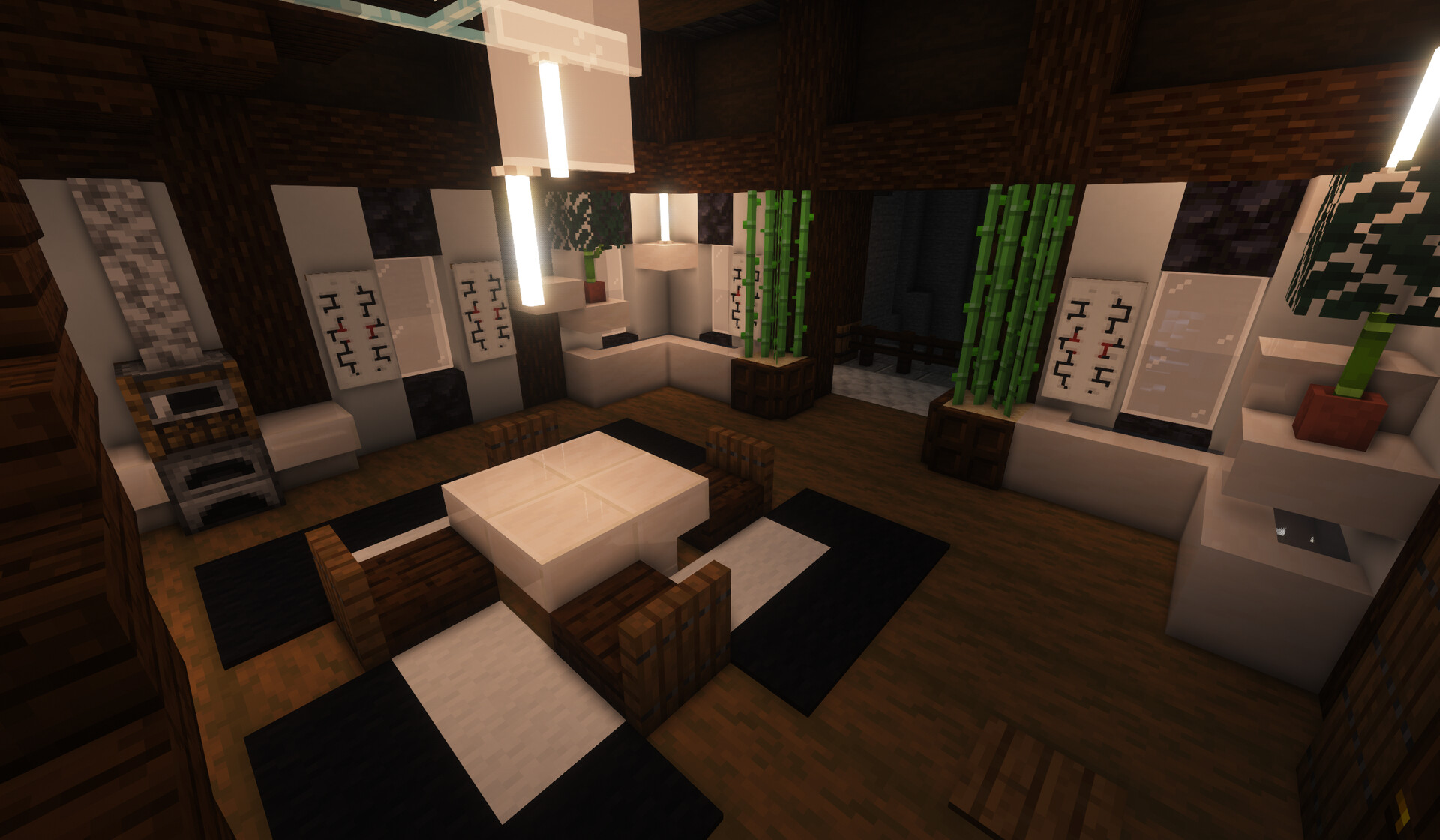 Japanese Mountain Home Minecraft Map