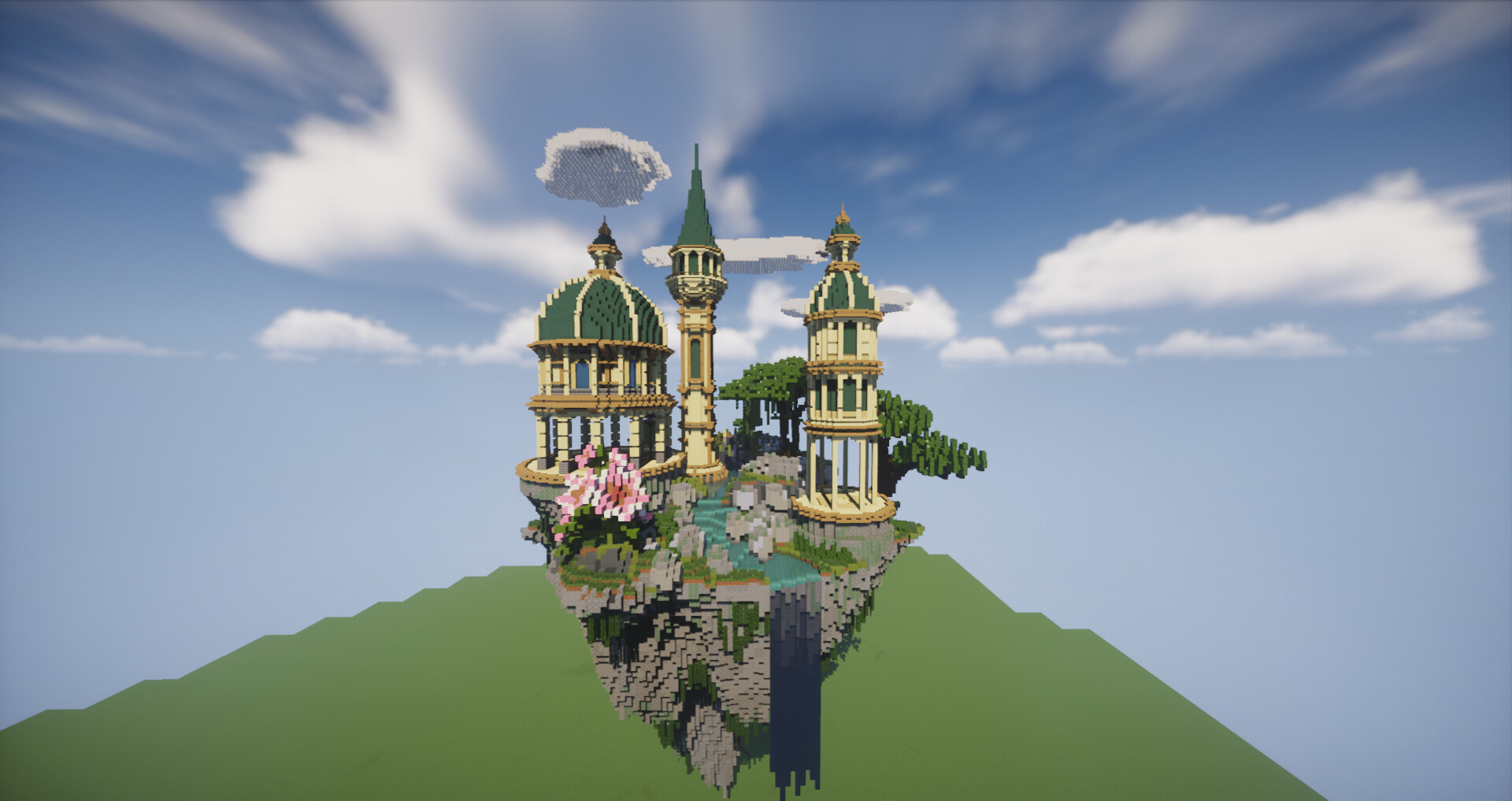 Magic Tower Floating Hub | 1.8+ Minecraft Map