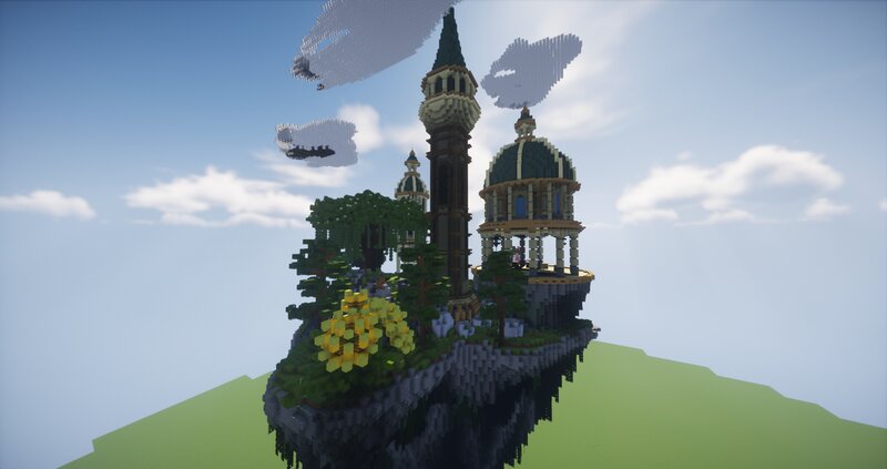 Magic Tower Floating Hub | 1.8+ Minecraft Map