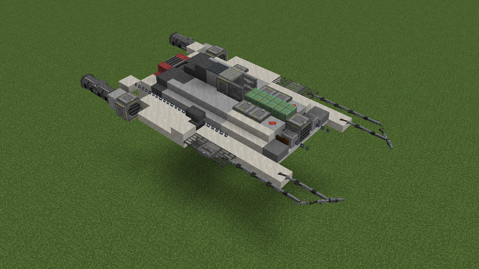 Custom U-Wing and TIE Fighter | Star Wars Minecraft Map
