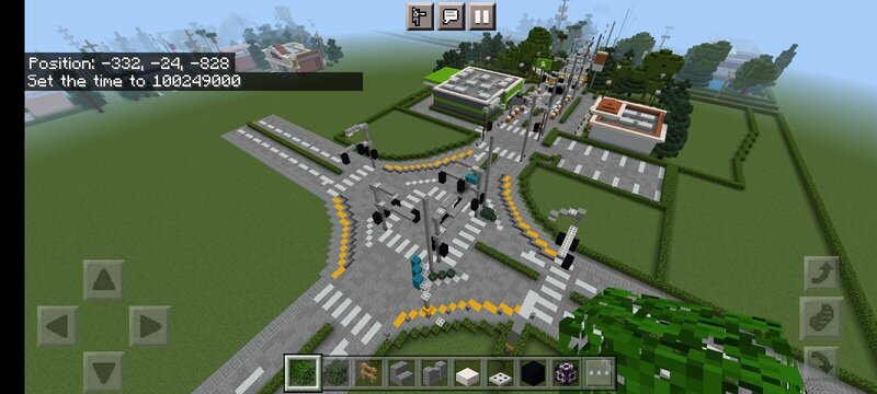 4/way/intersection/Lakewood Rd/Greenville Minecraft Map