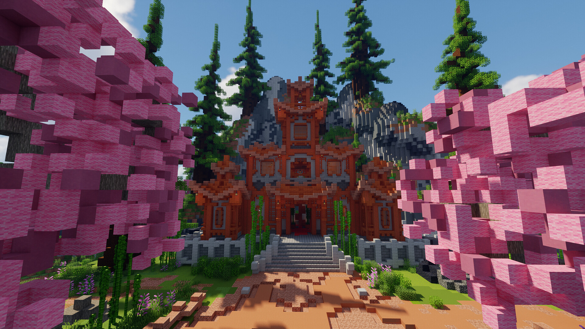 Japanese Orinetal Lobby Minecraft Map