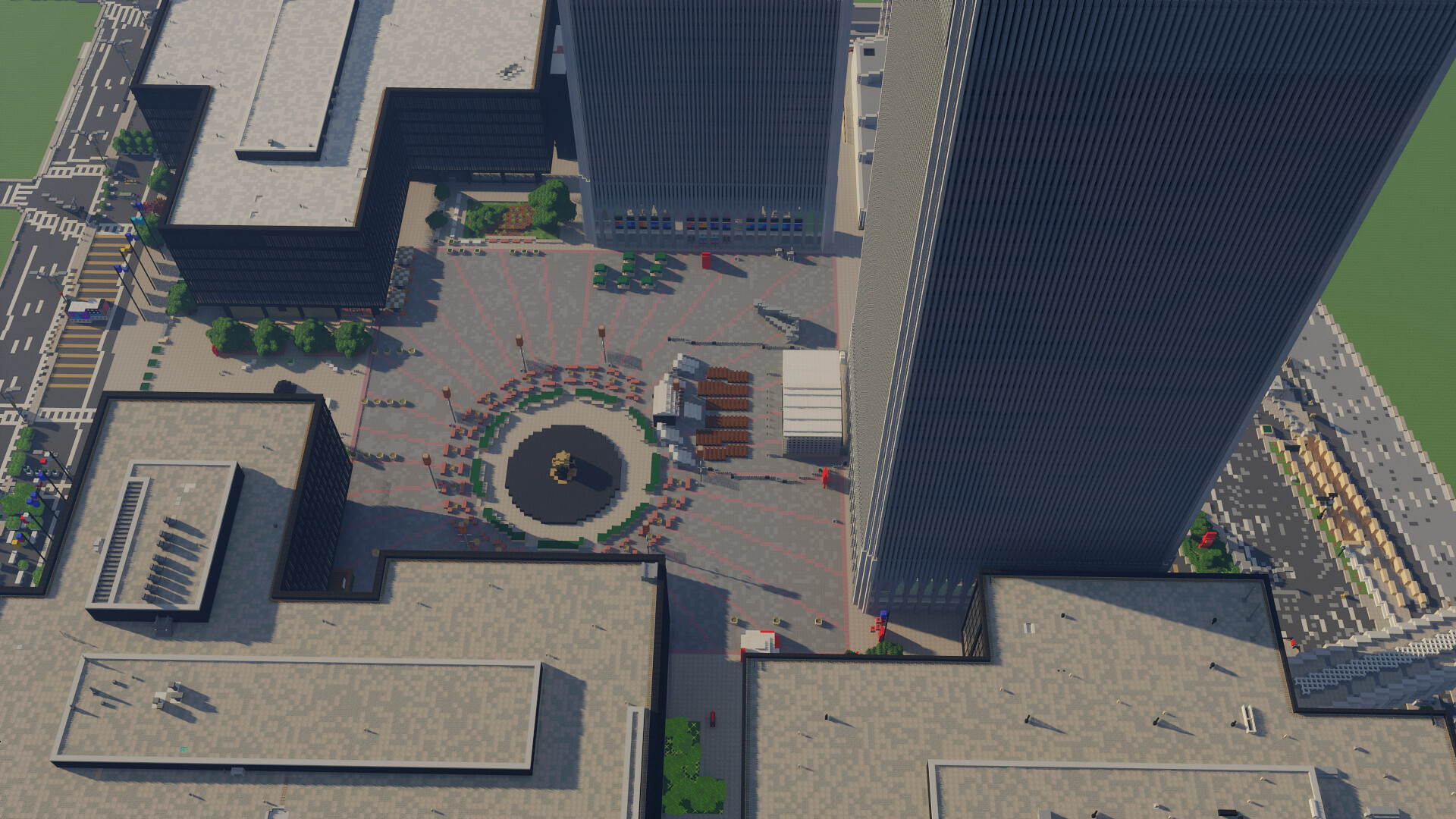 World Trade Center 2001 (1:1 Scale) Minecraft Map