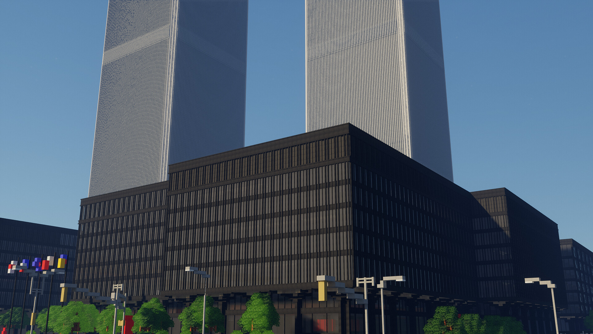 World Trade Center 2001 (1:1 Scale) Minecraft Map