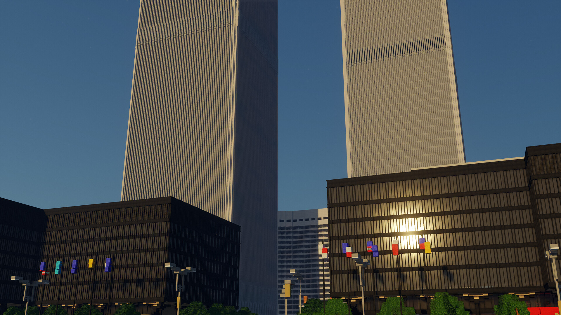 World Trade Center 2001 (1:1 Scale) Minecraft Map