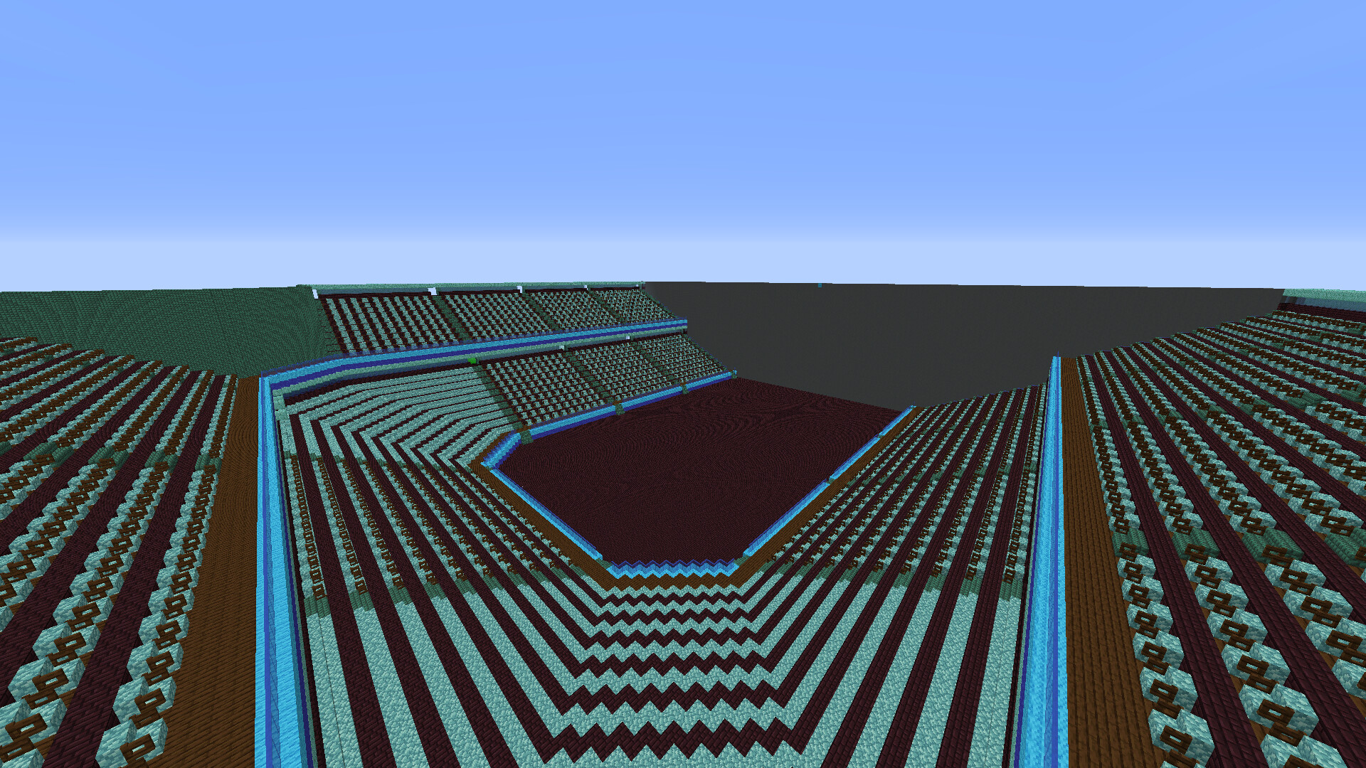 Indoor Arena - Glass Arena (Finish) Minecraft Map