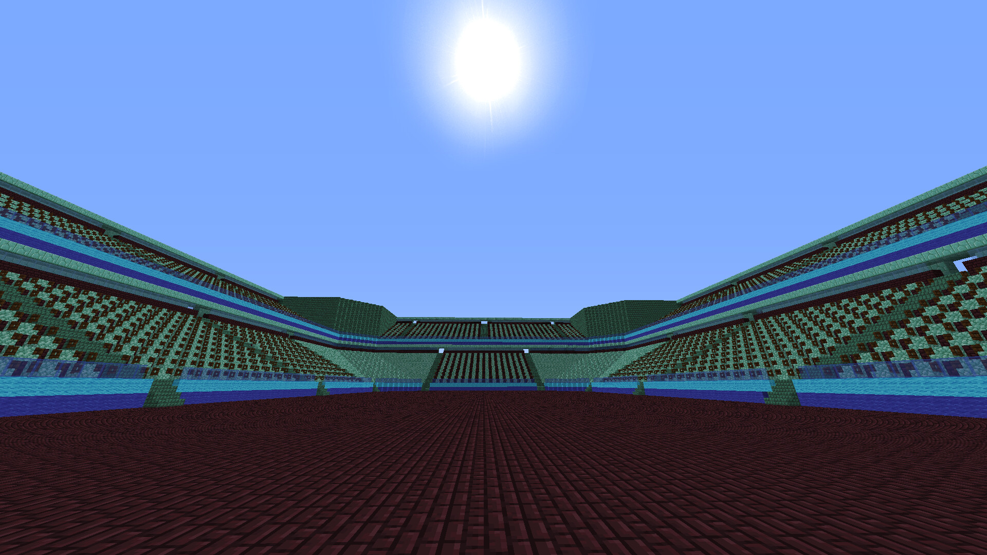 Indoor Arena - Glass Arena (Finish) Minecraft Map