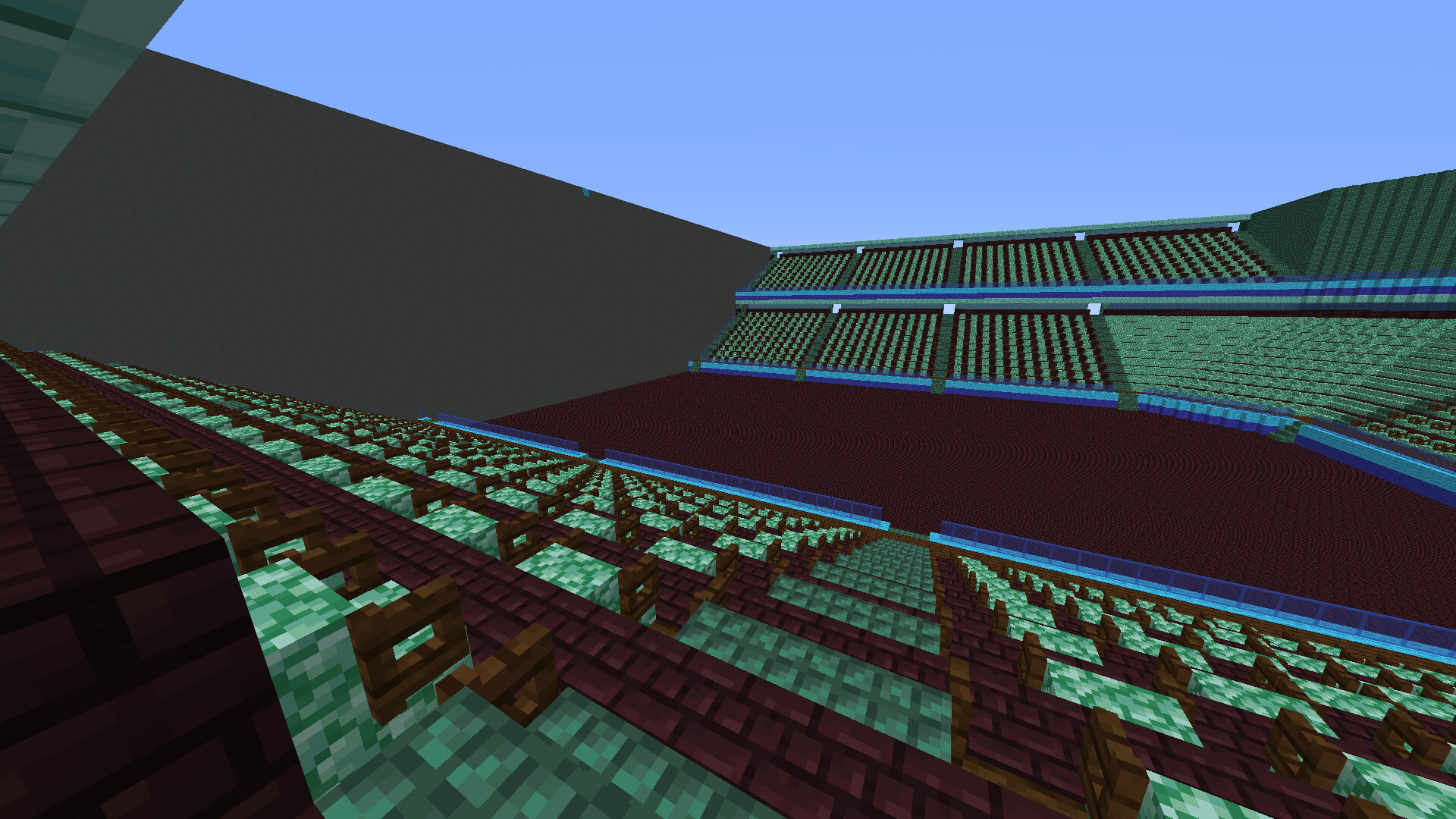 Indoor Arena - Glass Arena (Finish) Minecraft Map