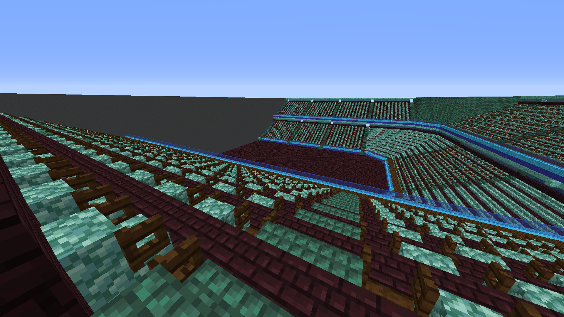 Indoor Arena - Glass Arena (Finish) Minecraft Map