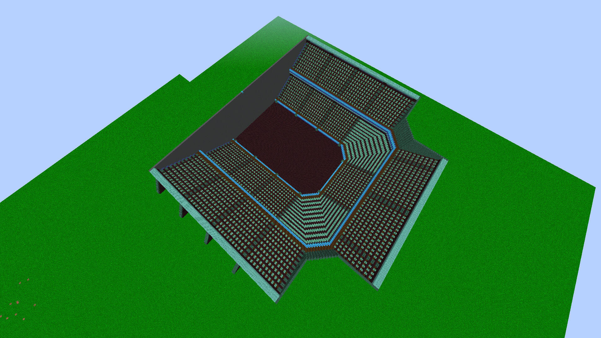 Indoor Arena - Glass Arena (Finish) Minecraft Map