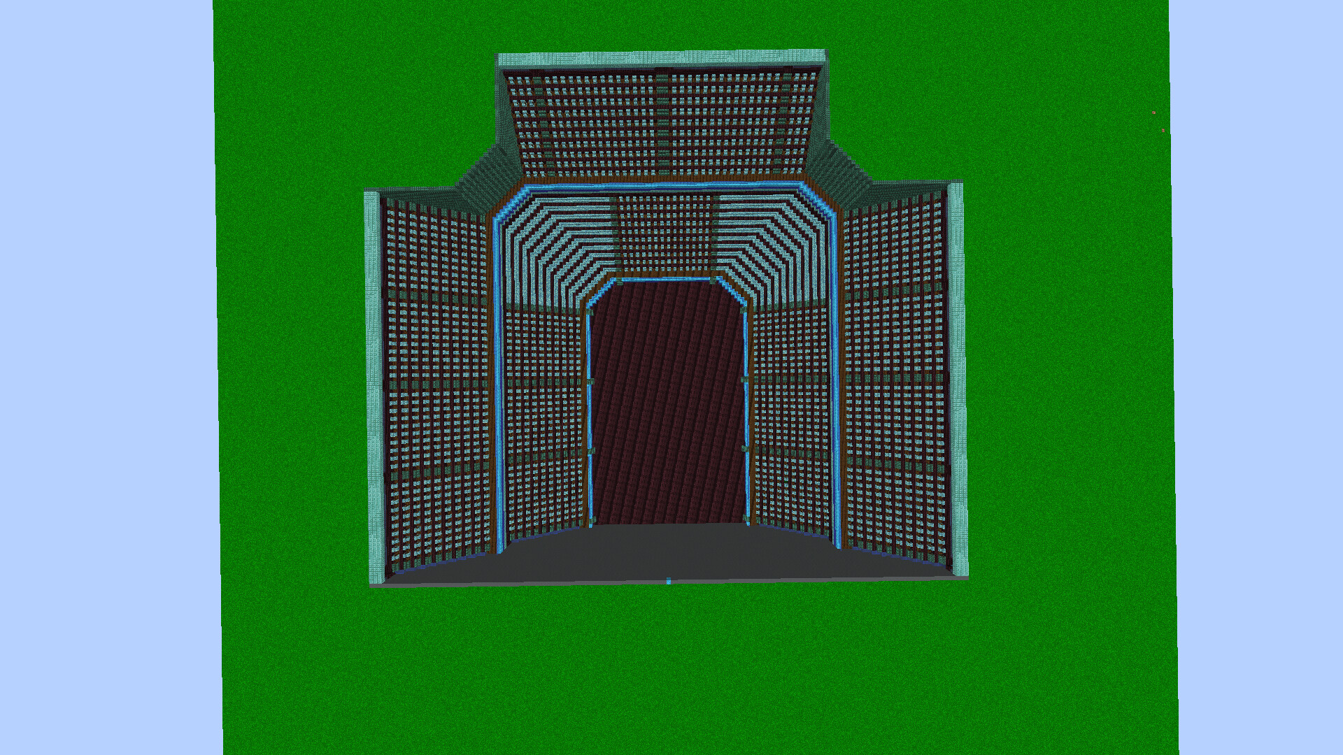 Indoor Arena - Glass Arena (Finish) Minecraft Map