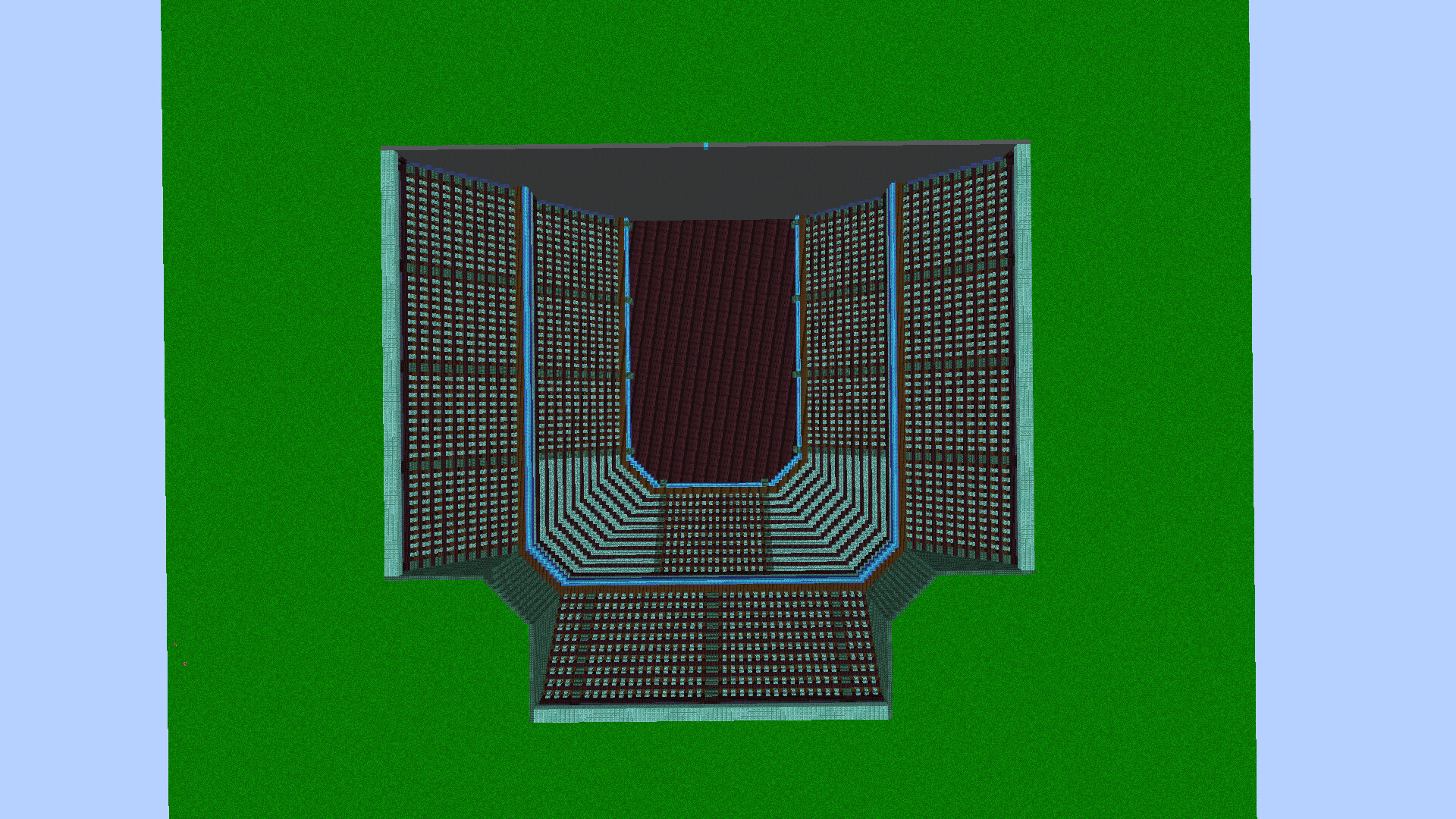 Indoor Arena - Glass Arena (Finish) Minecraft Map