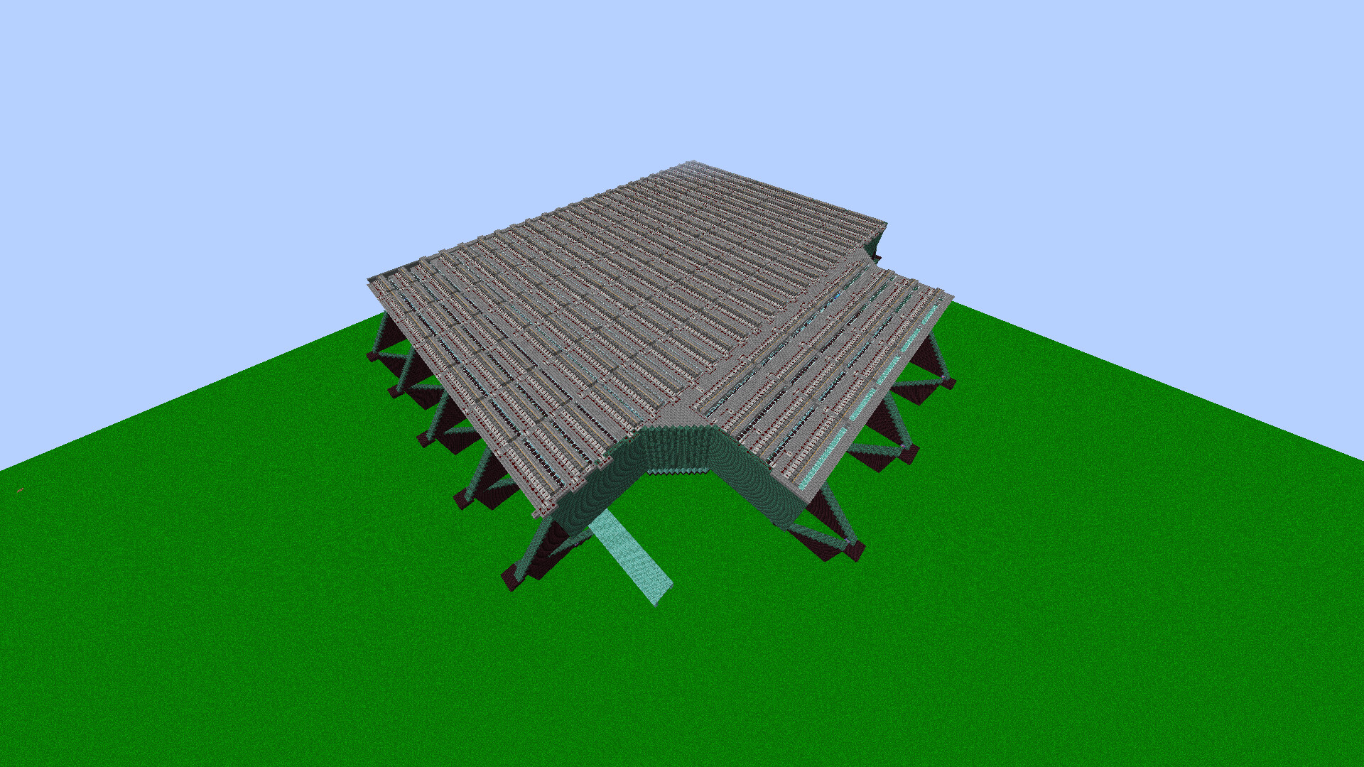 Indoor Arena - Glass Arena (Finish) Minecraft Map