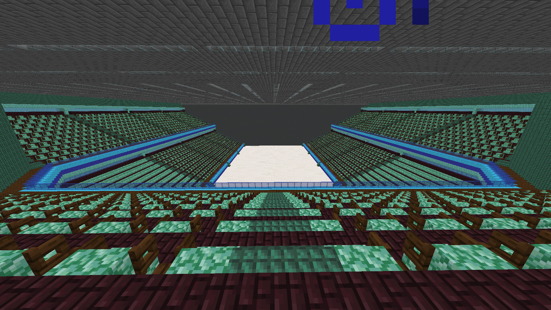 Indoor Arena - Glass Arena (Finish) Minecraft Map