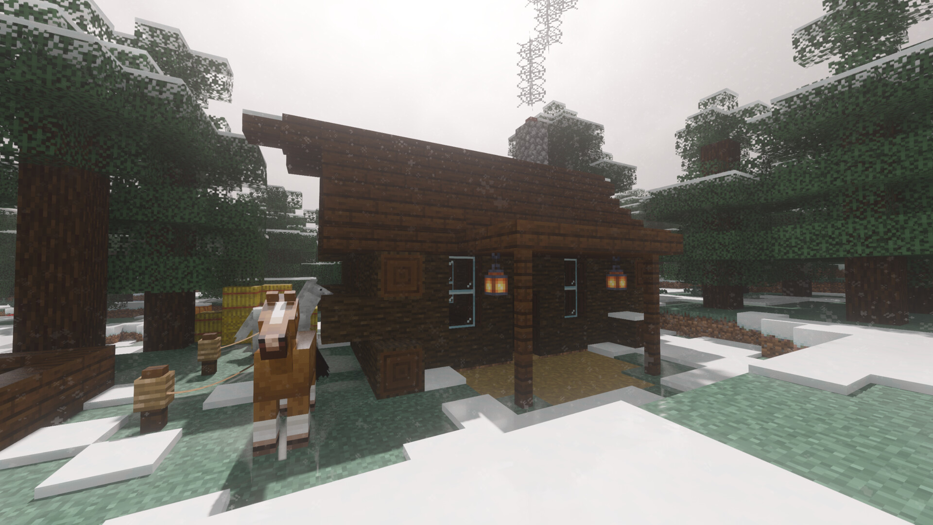 Cozy Small Survival Cabin Idea Minecraft Map