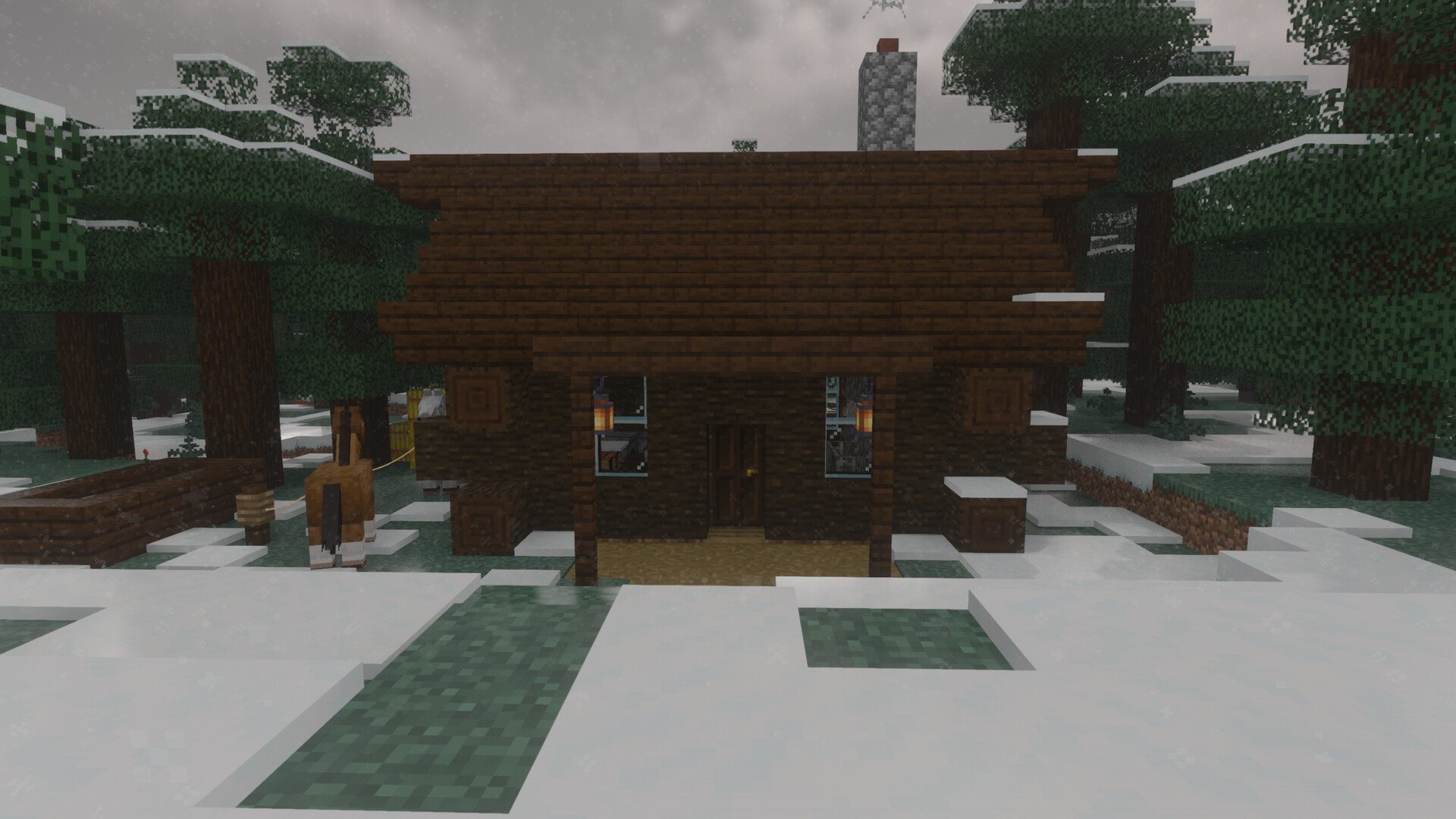 Cozy Small Survival Cabin Idea Minecraft Map