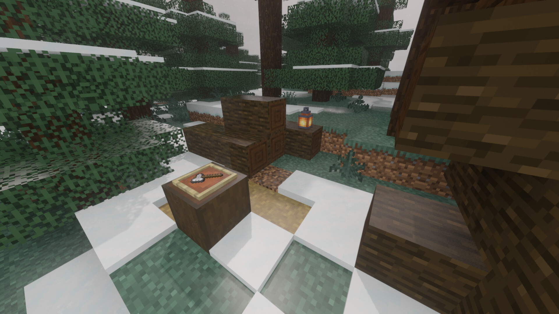 Cozy Small Survival Cabin Idea Minecraft Map