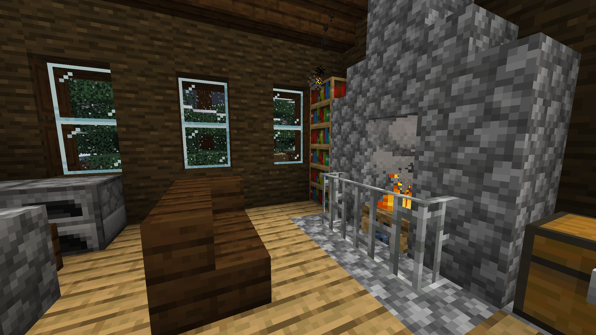 Cozy Small Survival Cabin Idea Minecraft Map