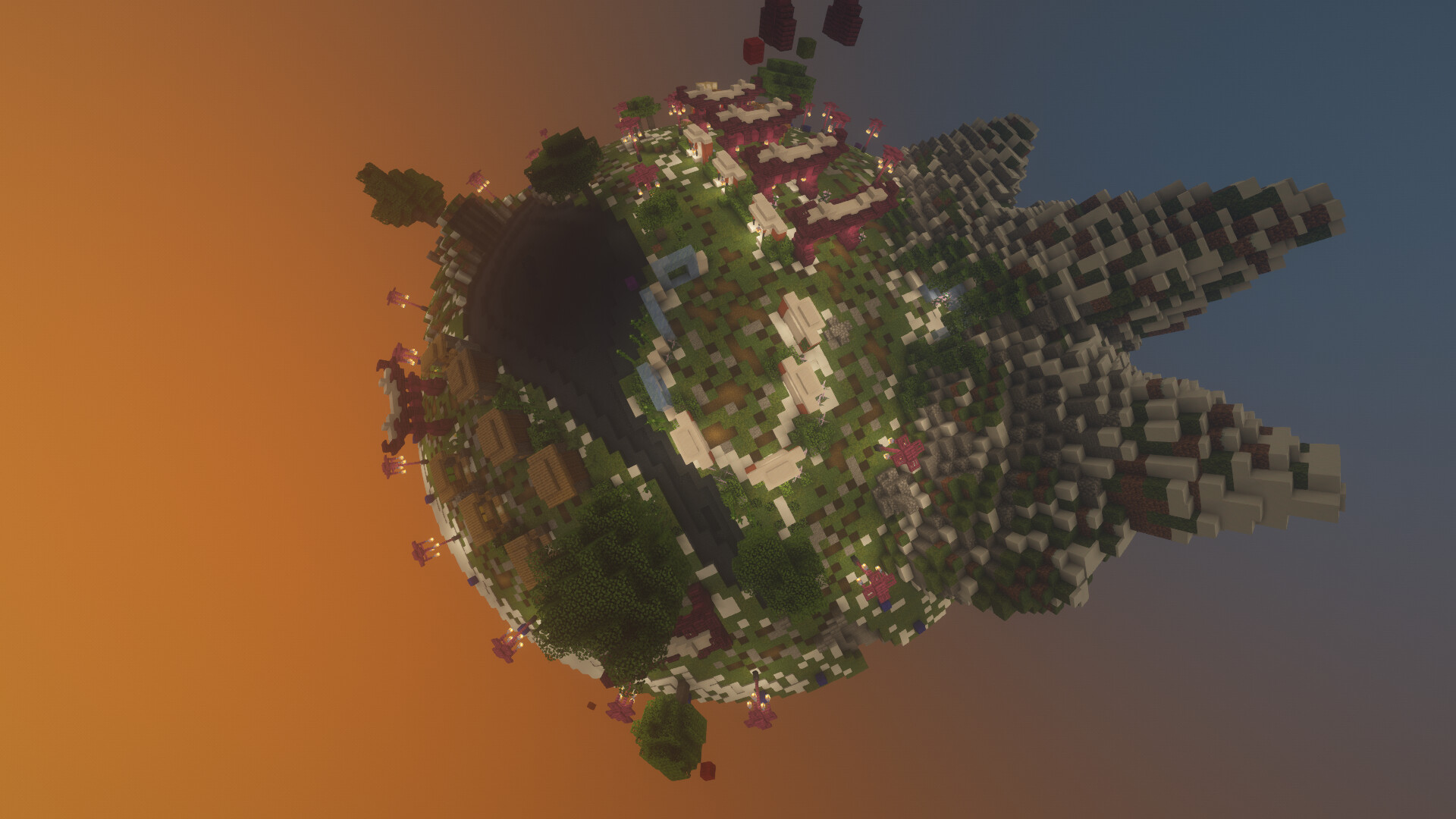 Japan Cherry Blossom Spawn by lordpluto Minecraft Map