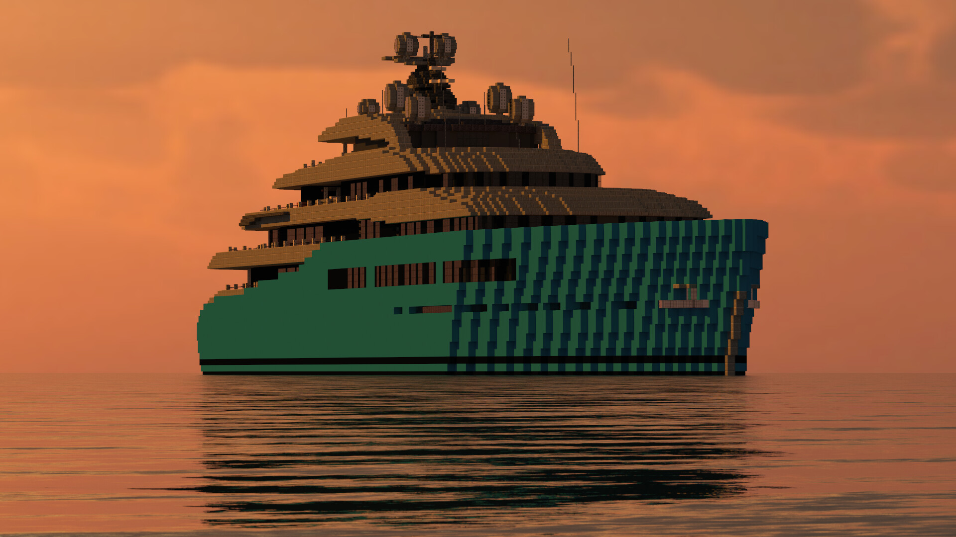 Yacht Aviva - 2:1 Scale Minecraft Map