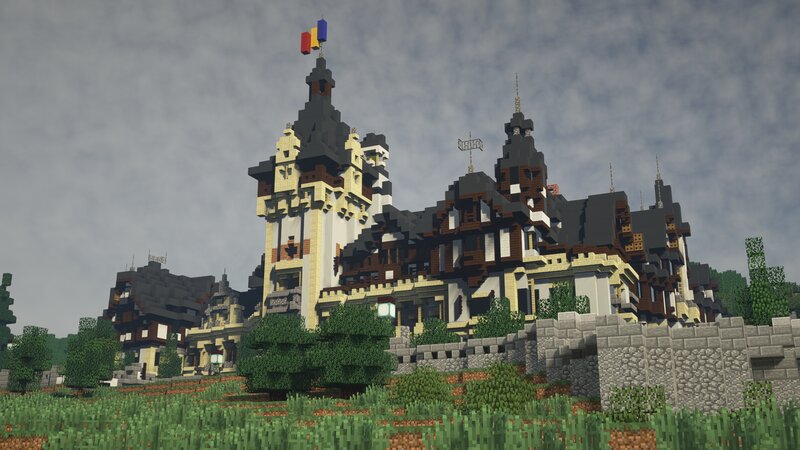 Romania 1:1 scale in Minecraft - Bucuresti Timisoara Brasov Cluj Sinaia ...