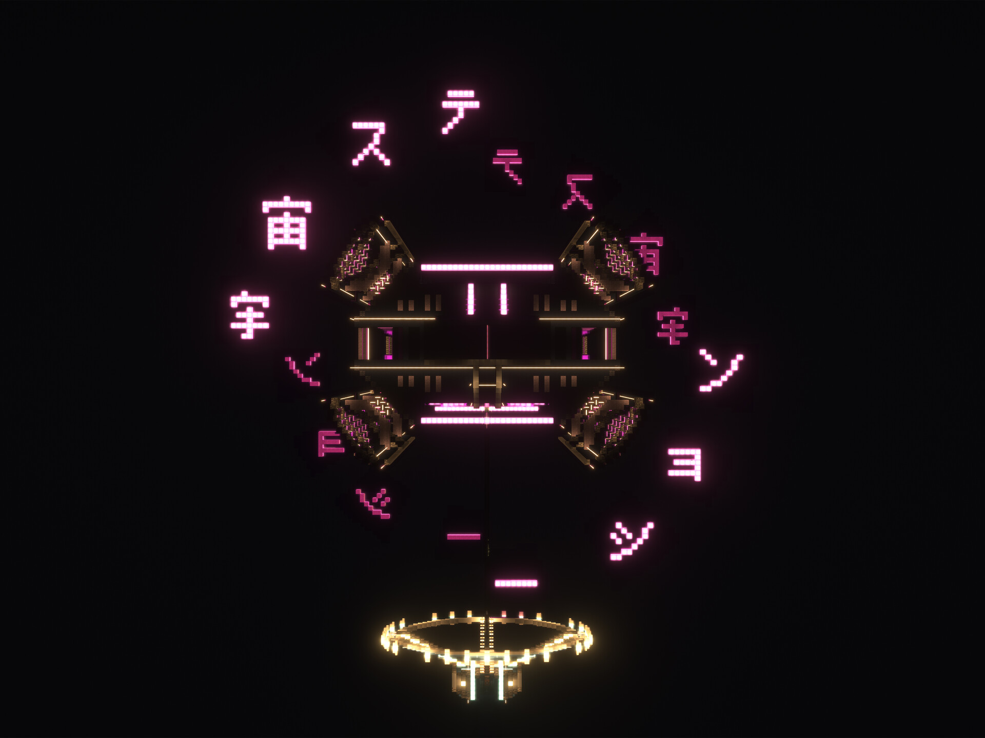 Villager trading hall SPACESTATION Minecraft Map