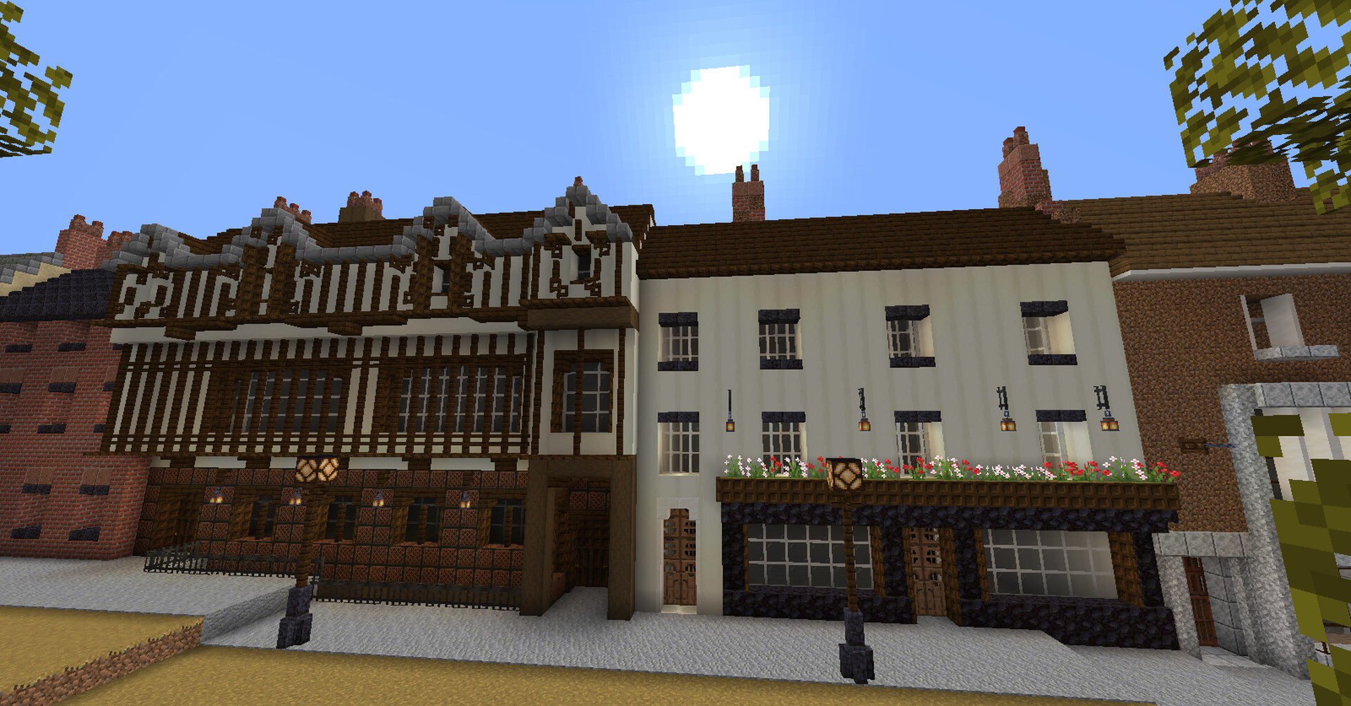 Georgian style town Minecraft Map