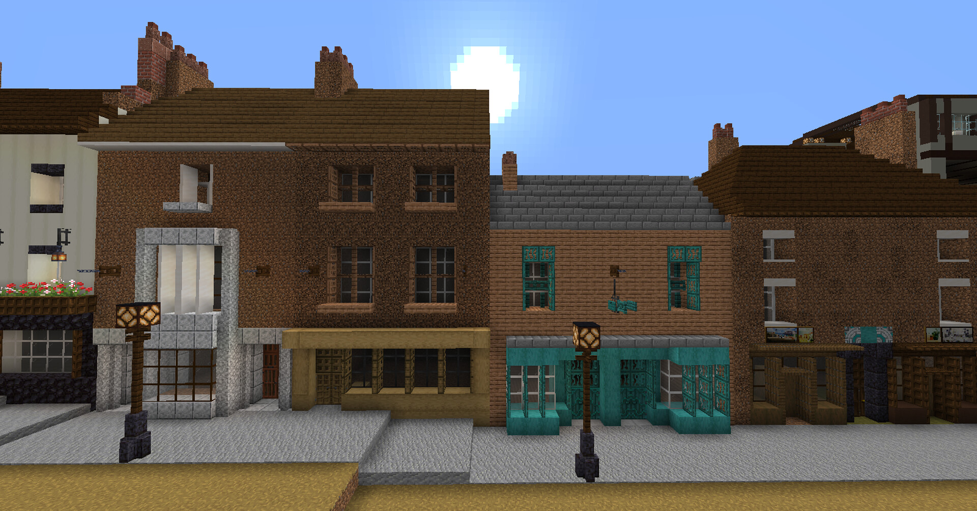 Georgian style town Minecraft Map