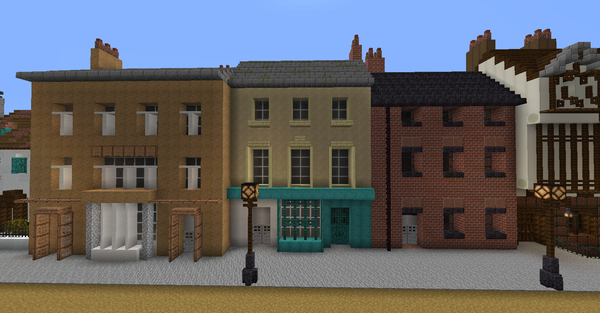 Georgian style town Minecraft Map