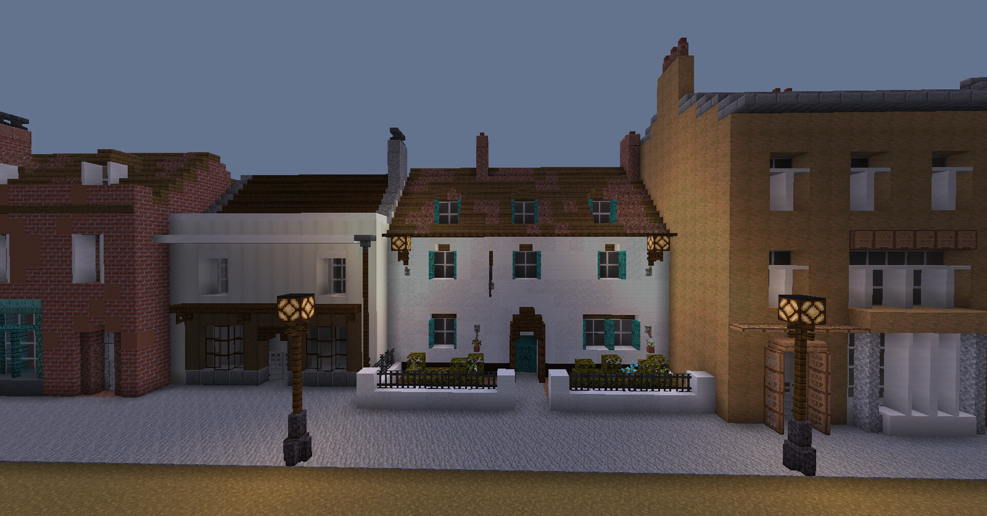 Georgian style town Minecraft Map