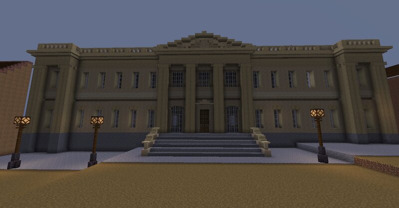Georgian style town Minecraft Map