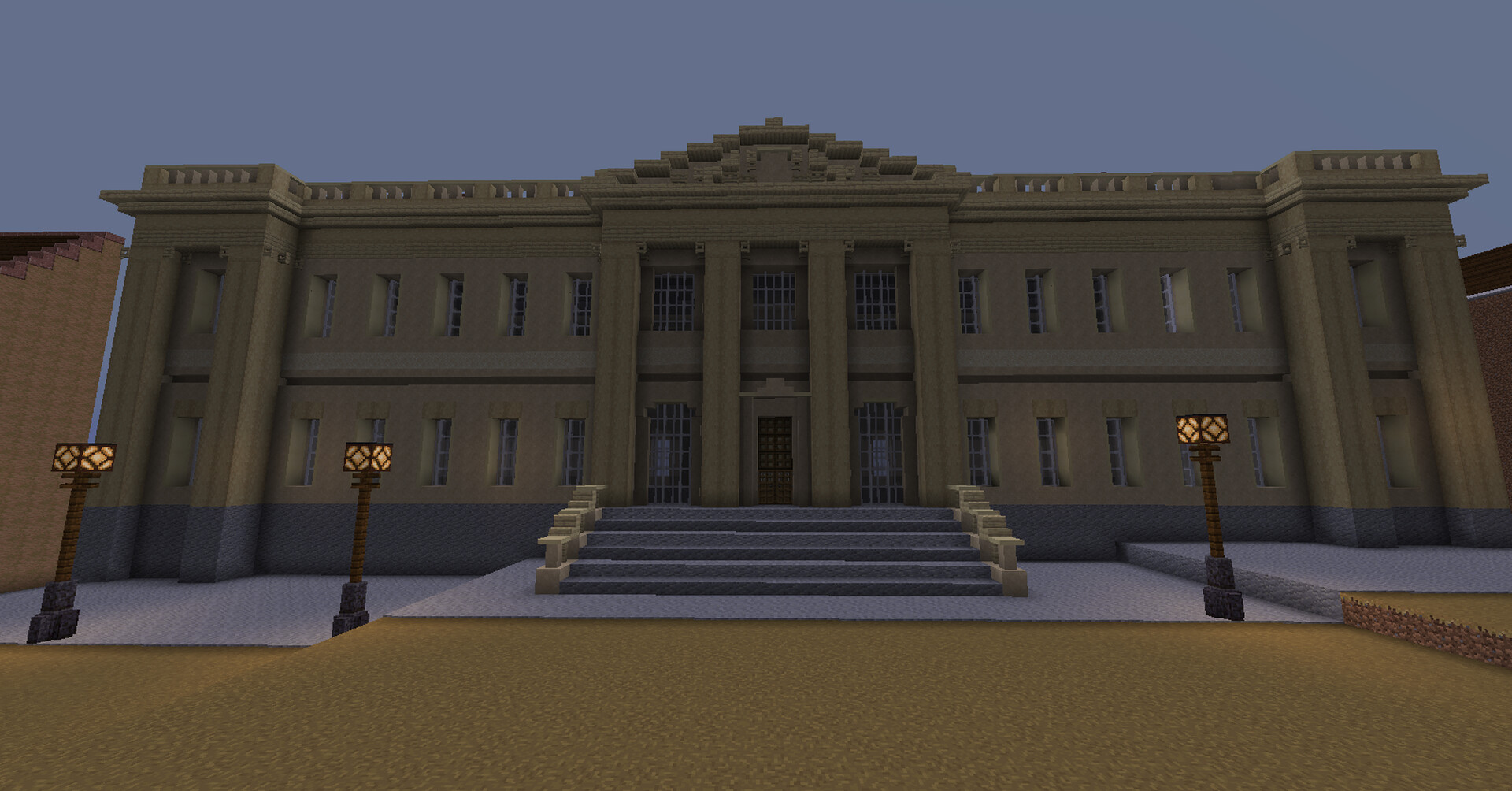 Georgian style town Minecraft Map