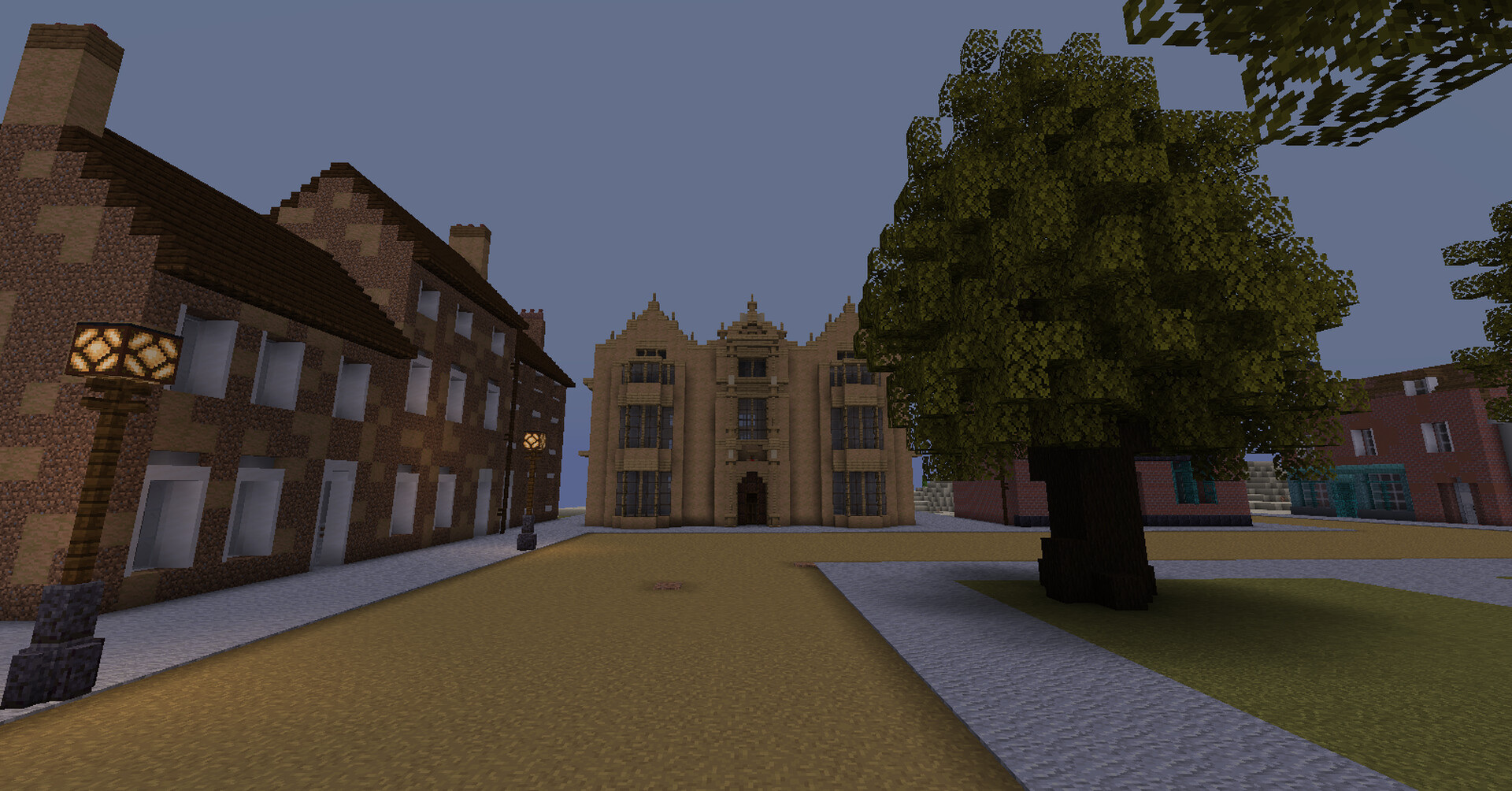 Georgian style town Minecraft Map