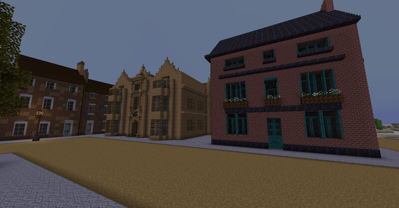 Georgian style town Minecraft Map