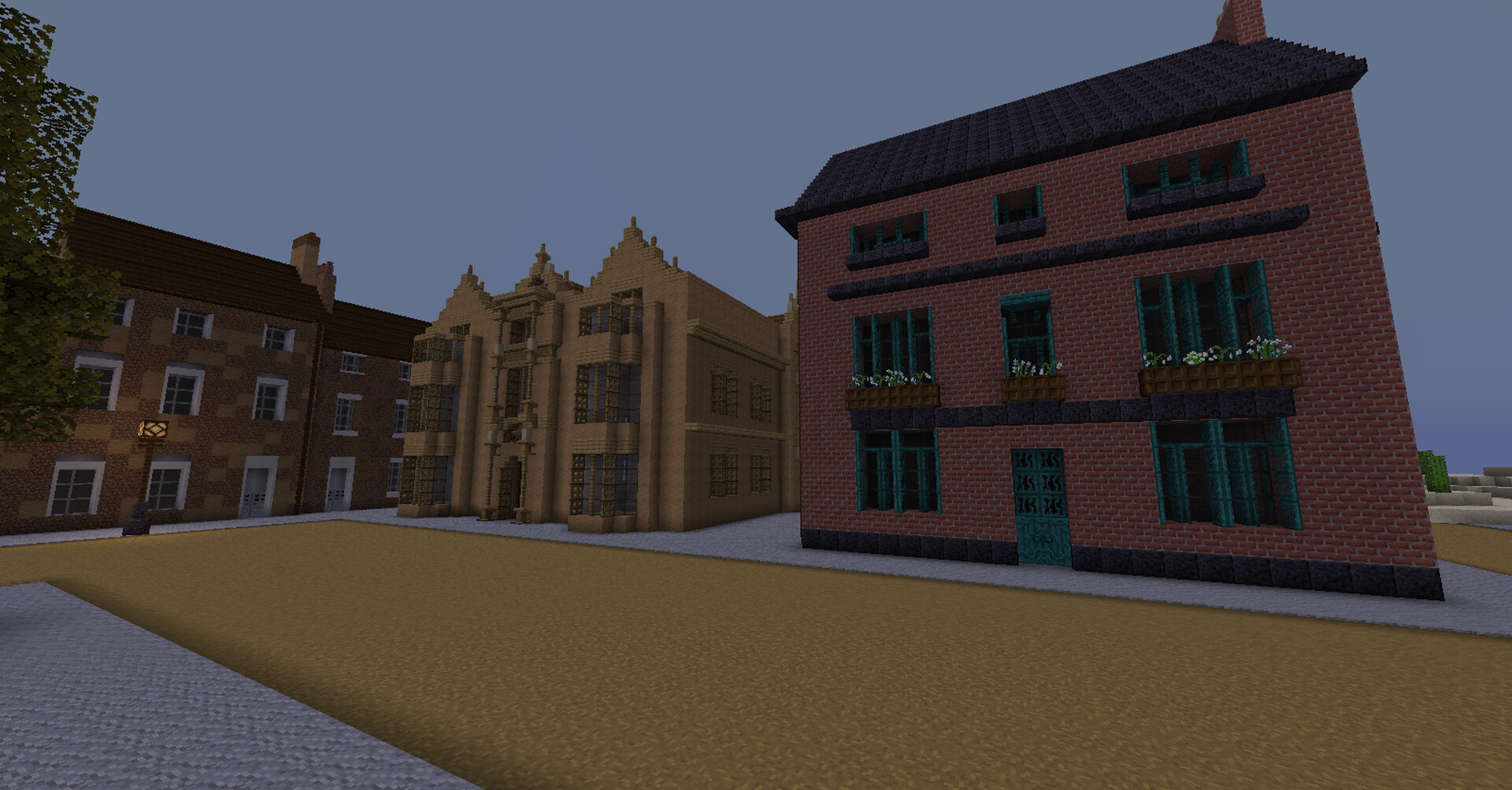 Georgian style town Minecraft Map