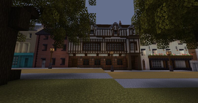 Georgian style town Minecraft Map