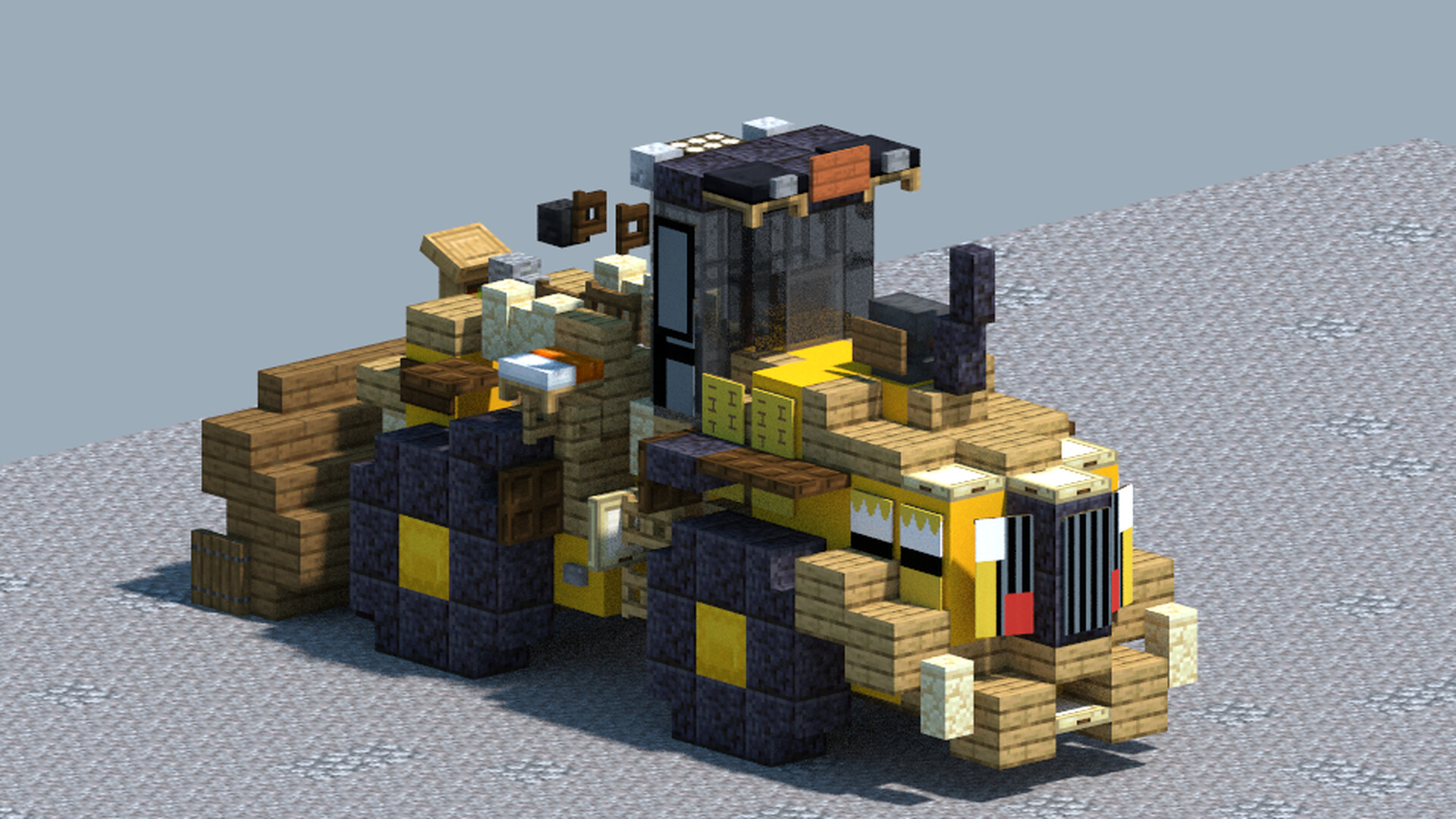 Case 621E, Wheel loader [With Download] Minecraft Map