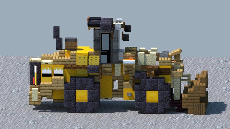 Case 621E, Wheel loader [With Download] Minecraft Map