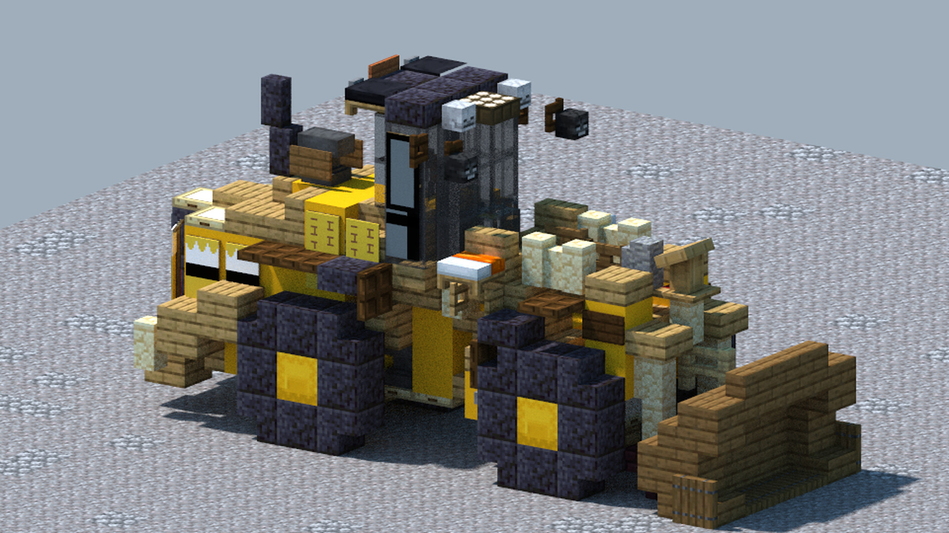 Case 621E, Wheel loader [With Download] Minecraft Map